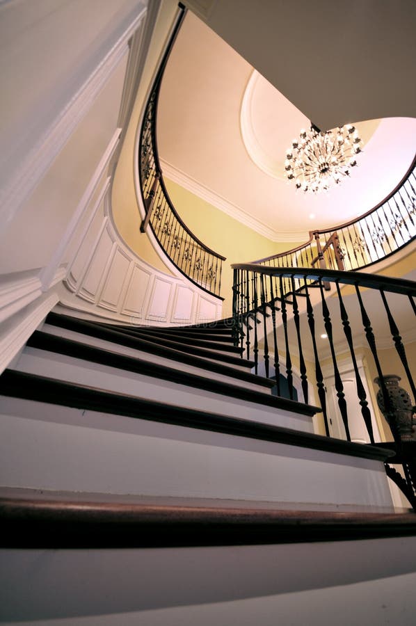Fancy Stairs stock photo. Image of circle, level, home - 25961632