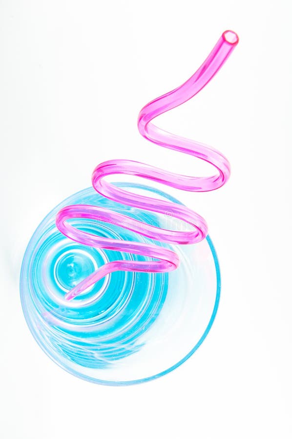 Fancy Straw Art Background. Abstract Wallpaper of Colored Fancy Straws ...