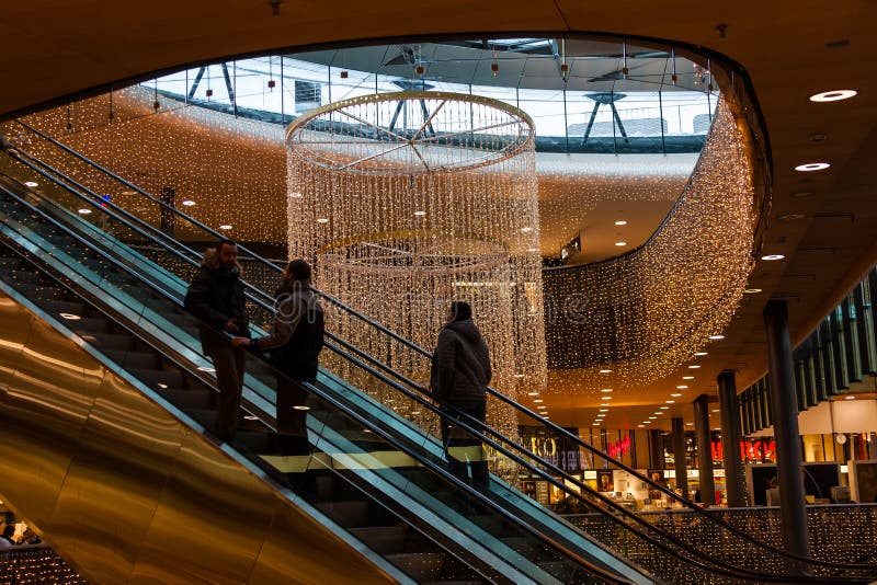A Fancy Subway Station in Switzerland Editorial Photography - Image of ...