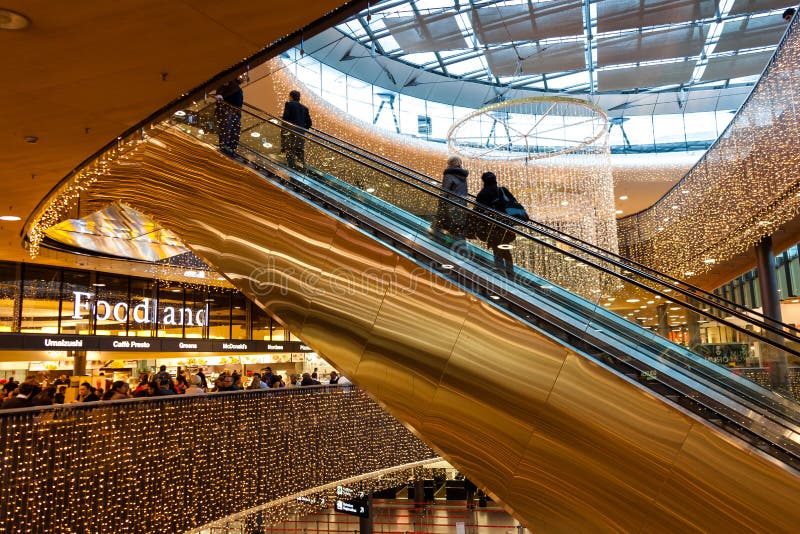 A Fancy Subway Station in Switzerland Editorial Photography - Image of ...