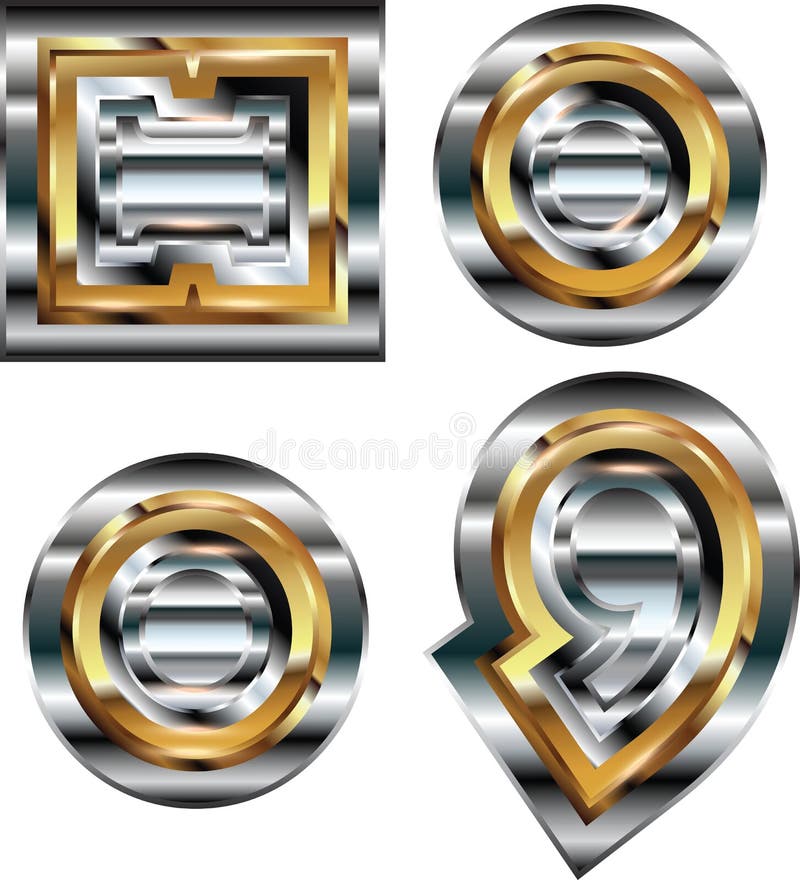 Fancy symbol stock vector. Illustration of accent, reflection - 100614670