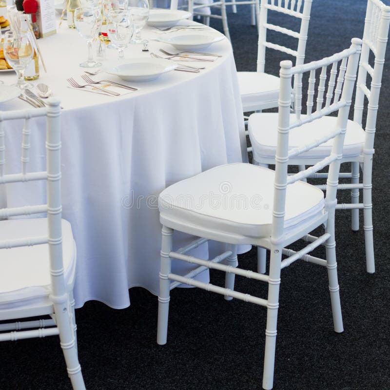 Fancy Table Set for a Wedding Dinner Stock Image - Image of cloth ...