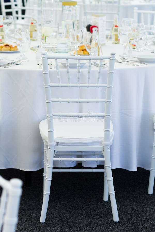 Fancy Table Set for a Wedding Dinner Stock Image - Image of glass ...