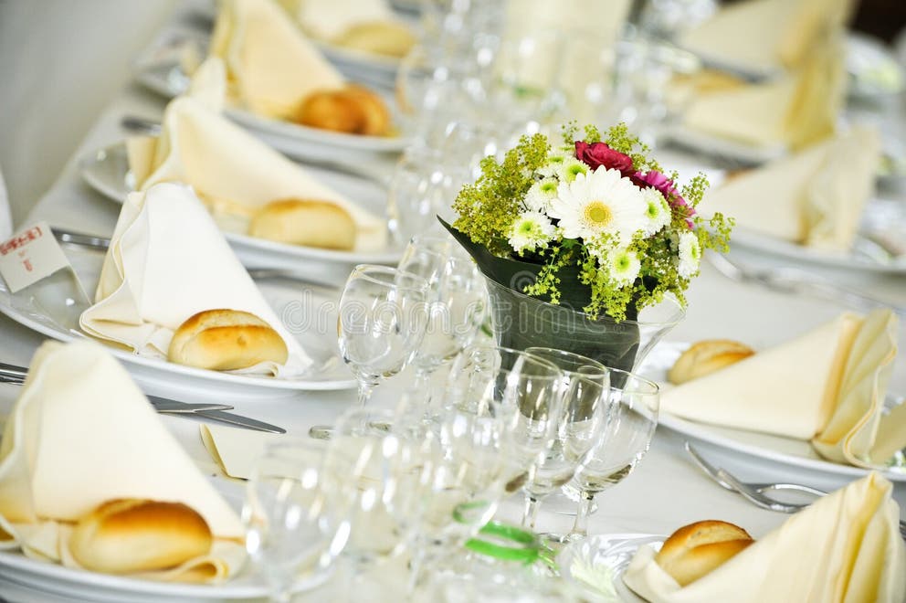 Fancy table settings stock photo. Image of fancy, luxury - 7862552