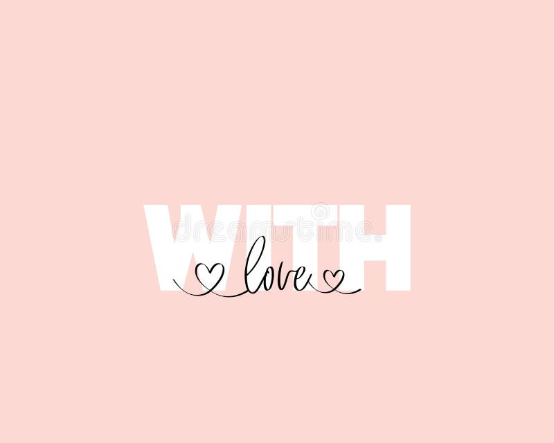 With love, vector stock vector. Illustration of inspiration - 236470402