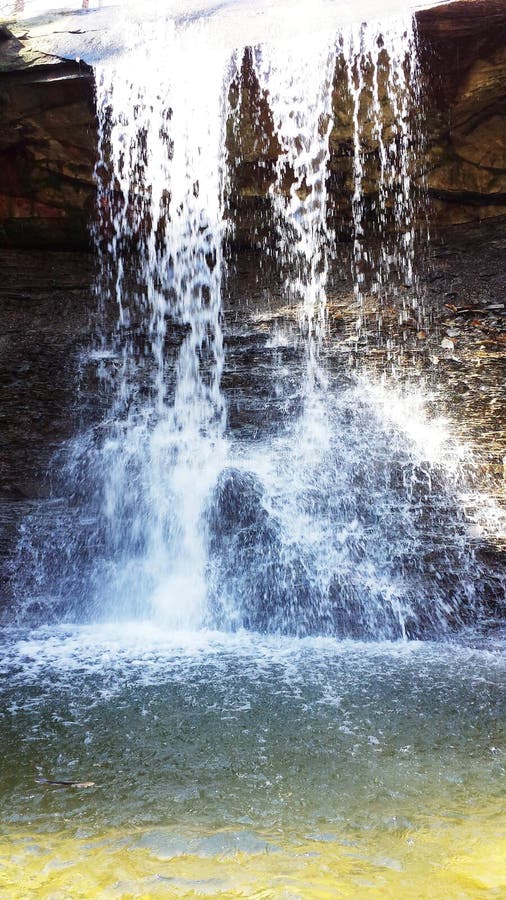 Fancy Waterfall stock photo. Image of tranquil, fancy - 108423500