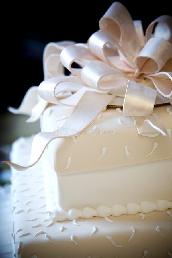 Fancy Wedding Cake with Cool Details Stock Photo - Image of white ...