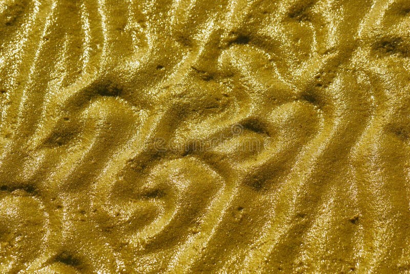 Fancy Wet Sand Wave Pattern Stock Image - Image of relief, color: 11364895