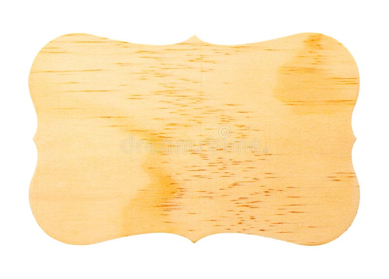 Fancy Wood Sign stock photo. Image of curved, sign, plank - 268050622