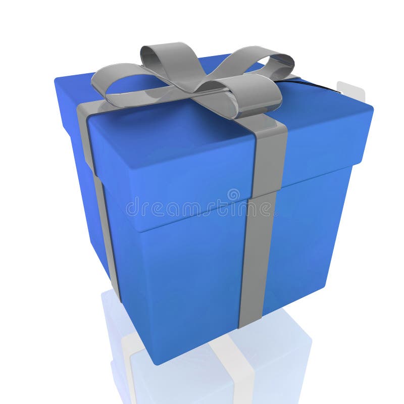 Fancy Wrapped Ribbon Present Stock Illustration - Illustration of ...