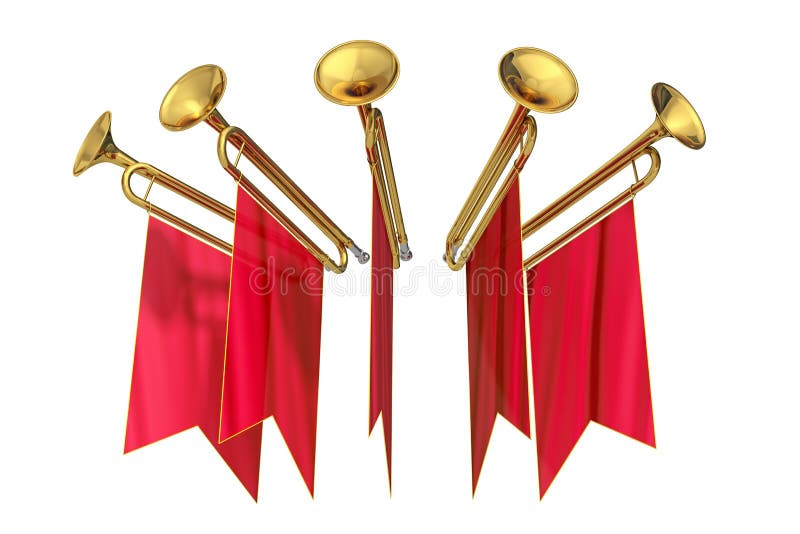 Fanfar stock illustrationer. Illustration av baner, fanfar - 29419728