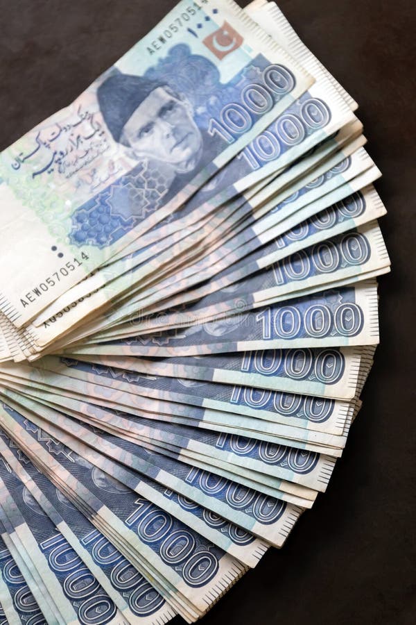 Pakistani Currency Notes and Gold Stock Image - Image of bill, exchange ...