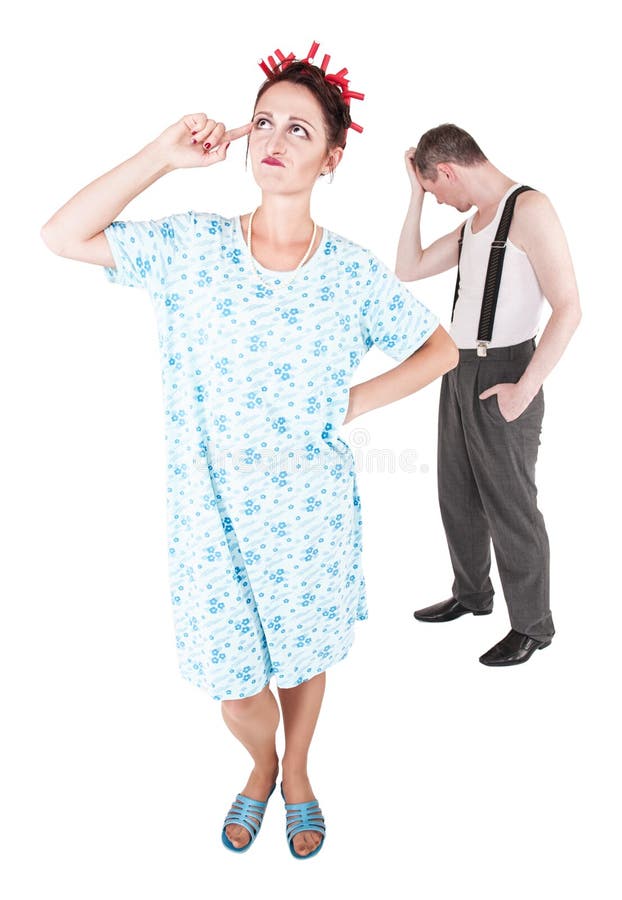 Fanny Family Couple with Relationship Problem Stock Image - Image of ...
