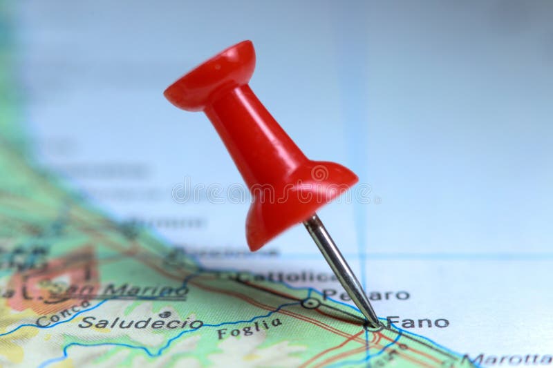 Fano Italy Pin Map Stock Photos - Free & Royalty-Free Stock Photos from ...