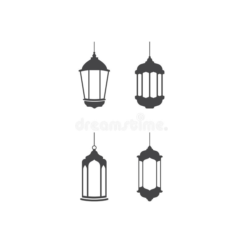 Fanoos Lantern Islam Logo Simple Vector Icon Illustration Stock Vector ...