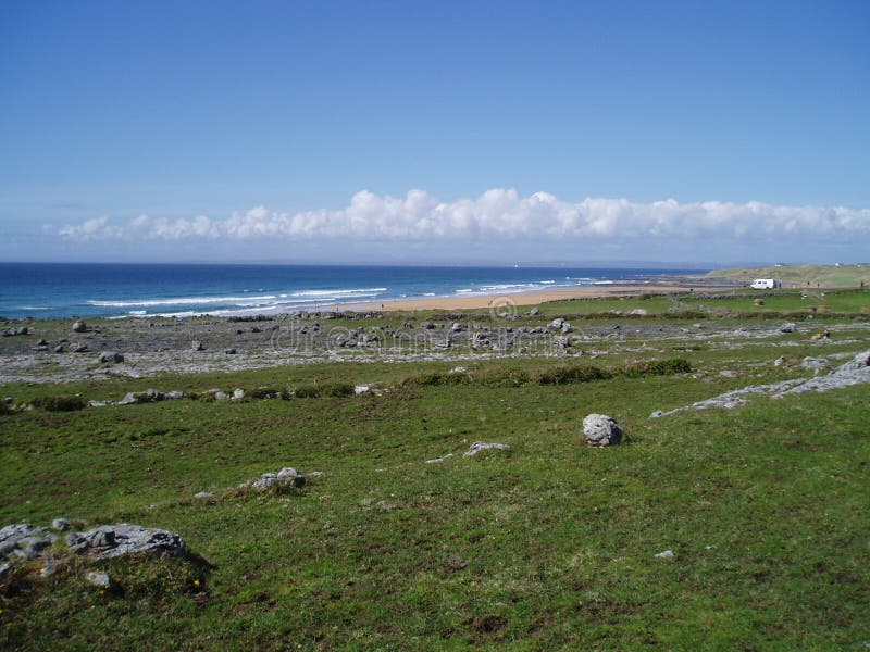 Fanore Beach 1 stock photo. Image of ocean, sandy, rocks - 1852018