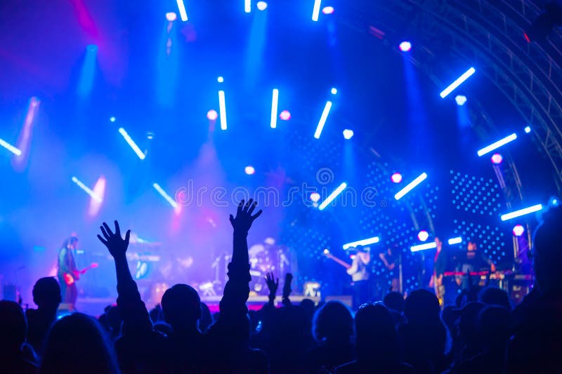 Fans cheering editorial stock photo. Image of stage, club - 56024763
