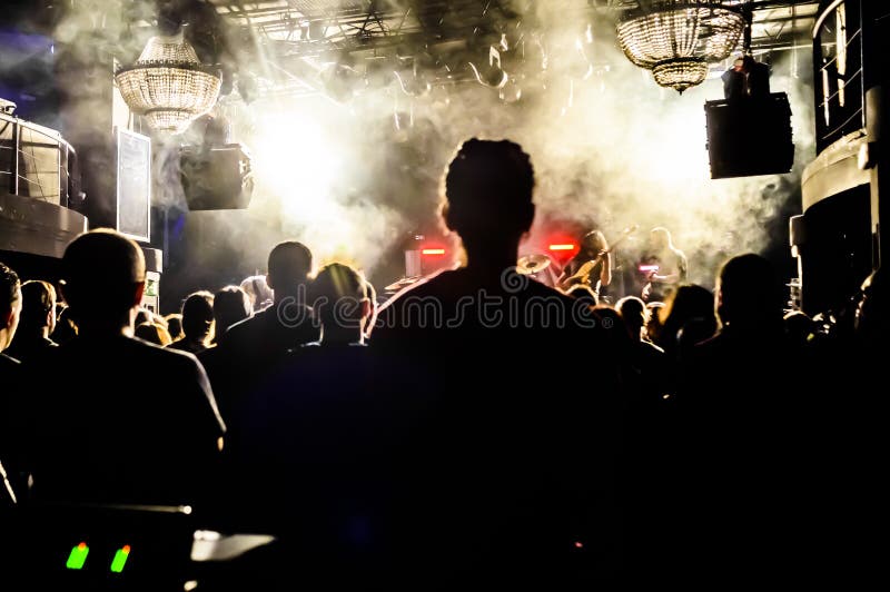 Fans during a concert editorial photography. Image of popular - 97317162