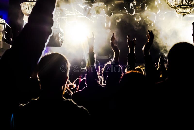 Fans during a concert editorial image. Image of concert - 97317390
