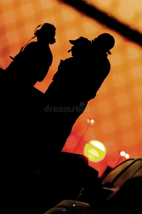 Fans Enjoying a Race stock photo. Image of sports, tower - 7361480