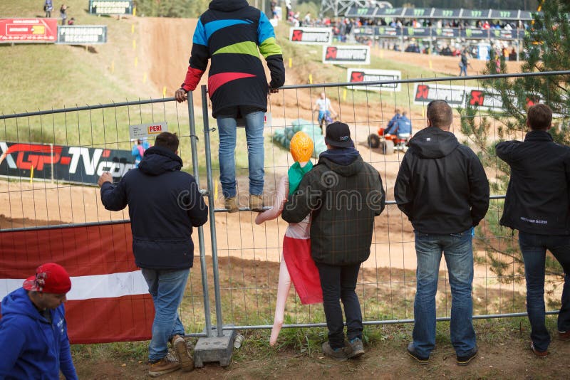 Fans in Motocross of Nations 2014 Editorial Stock Image - Image of ...
