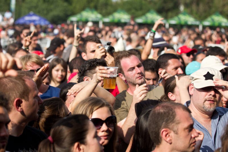 Rock festival stock image. Image of popular, person, rock - 42333915