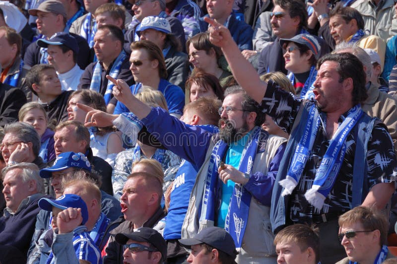 Fans of a Soccer Team Zenith Editorial Stock Image - Image of people ...