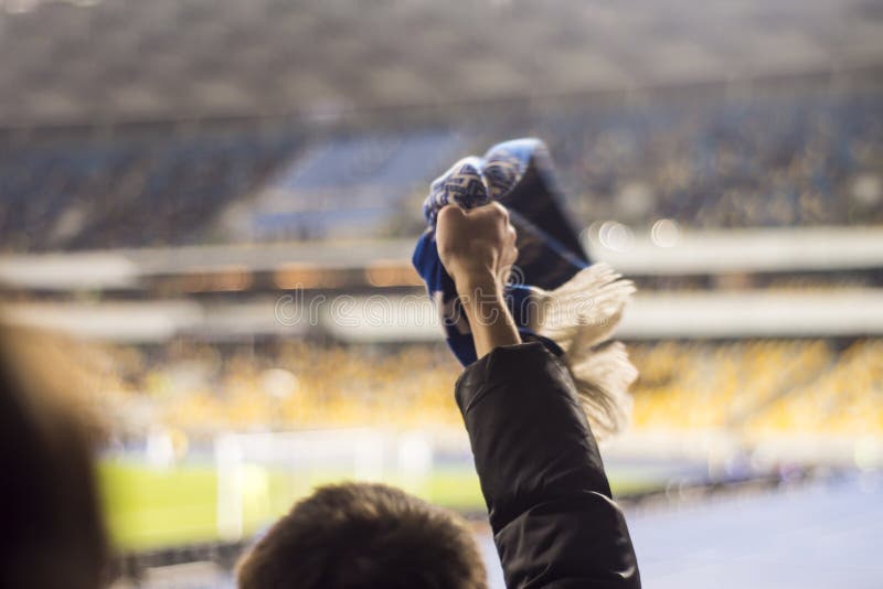 Crowd, Fans, And People In Sports Stadium, Banner Editorial Stock Image ...