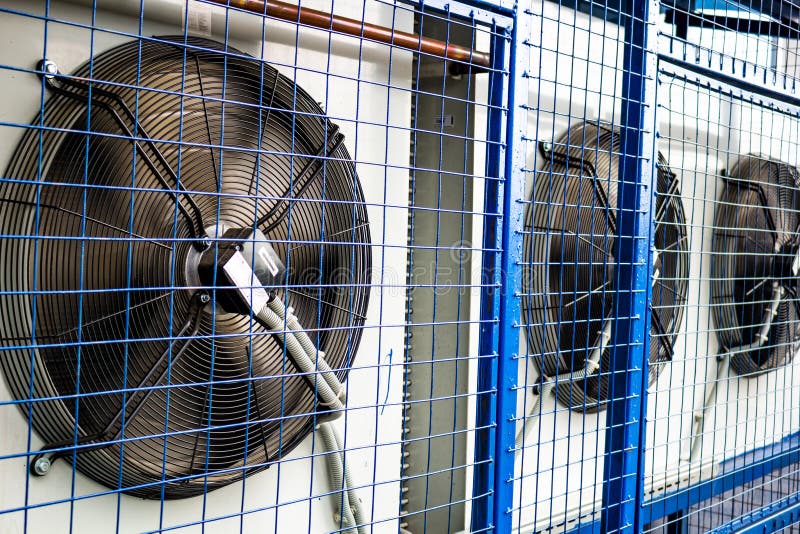 Fans ventilation systems stock image. Image of cold - 125184207