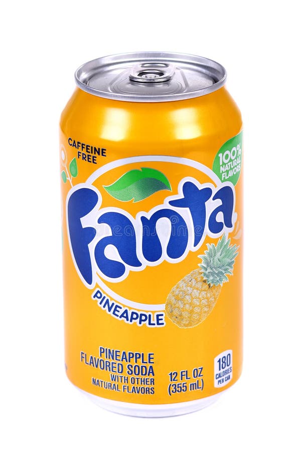 Fanta-Ananas redaktionelles foto. Bild von koffein, sprudelnd - 128843231