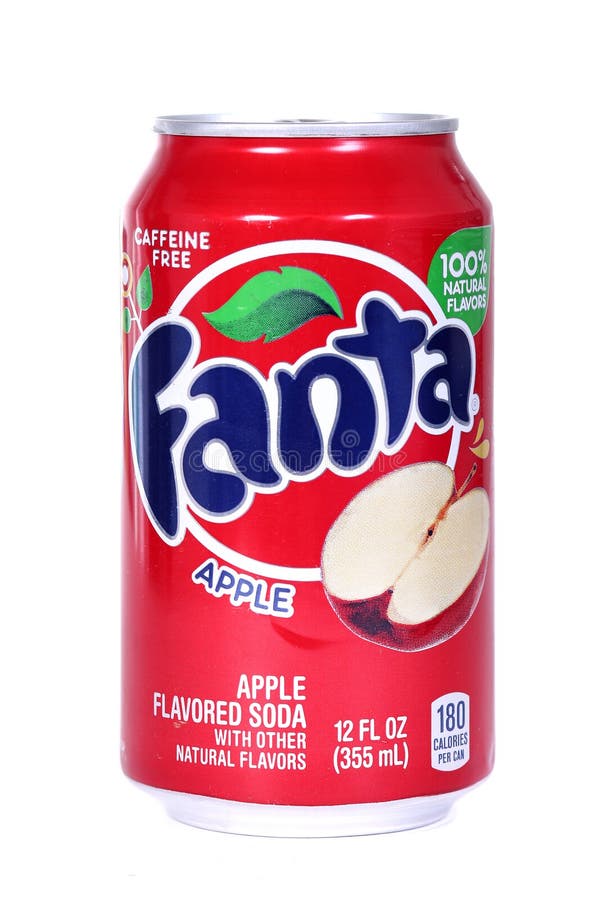 Fanta Apple foto editorial. Imagen de brillante, condimentado - 131161626