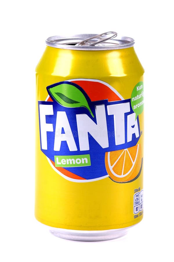 Fanta Lemon redactionele afbeelding. Image of afzet - 119173780