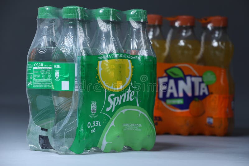 Fanta and Sprite Packs of Drinks Editorial Photography - Image of ...