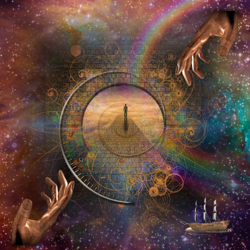 Fantasía eterna stock de ilustración. Ilustración de entrar - 41952544