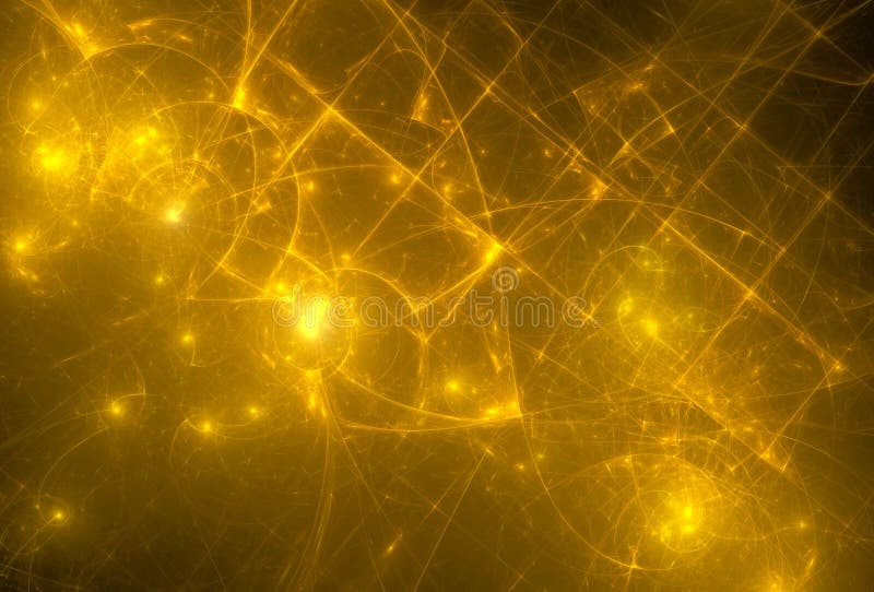 Fantastic Abstract Background from Stars and Galactic in Space. Fractal ...