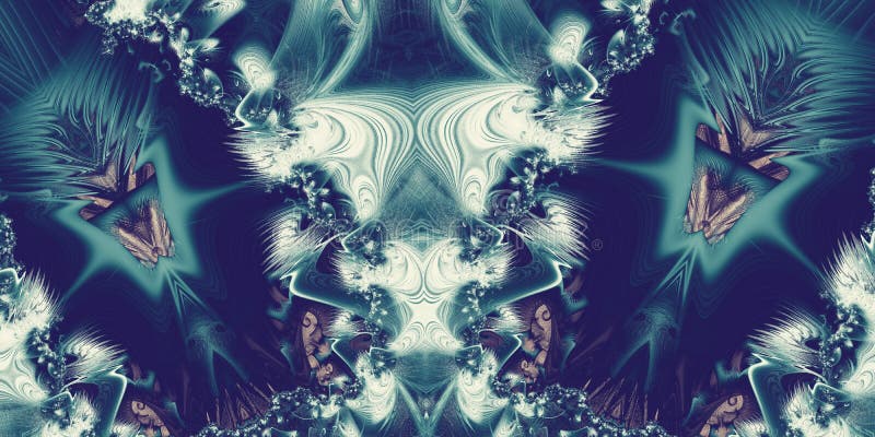 Fantastic Abstract Background, Texture. Symmetrical Pattern with ...