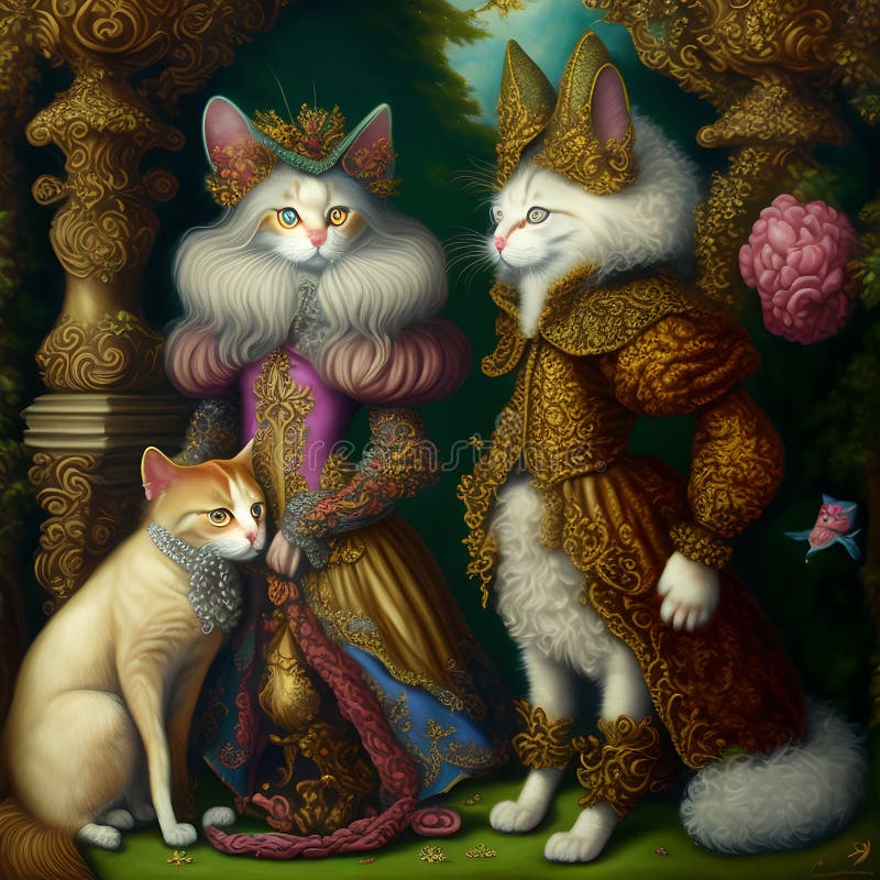 Fantastic Animals, Generative AI Illustration Stock Illustration ...