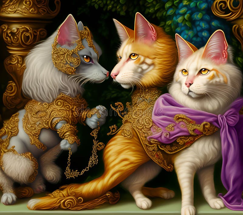 Fantastic Animals, Generative AI Illustration Stock Illustration ...