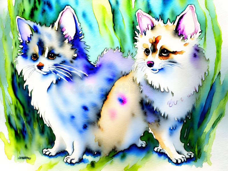 Fantastic Animals, Generative AI Illustration Stock Illustration ...