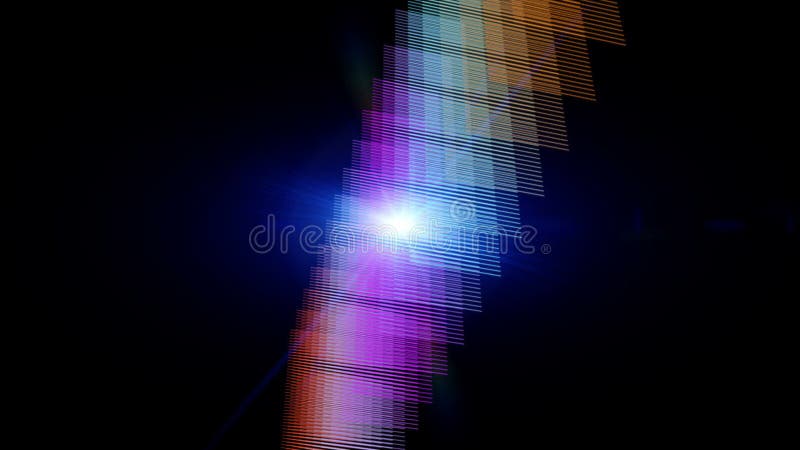 Fantastic Animation with Moving Particle Object and Lights, Loop HD ...