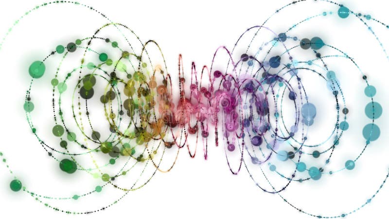 Fantastic Animation with Particle Stripe Object in Slow Motion ...