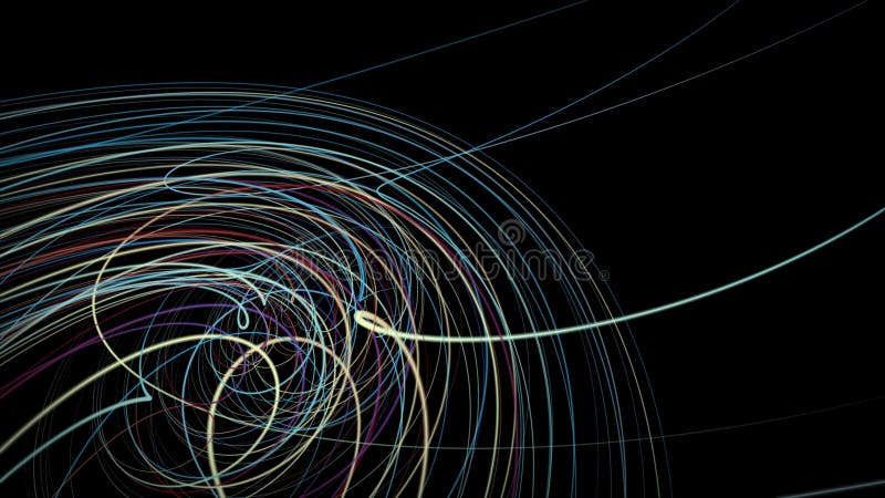 Fantastic Animation with Particle Stripe Object in Slow Motion ...