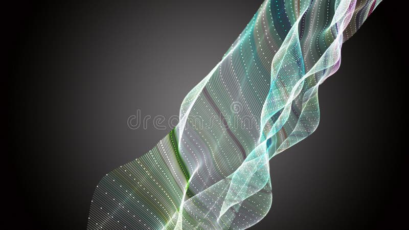 Fantastic Animation with Particle Wave Object in Slow Motion, 4096x2304 ... Fantastic Animation with Particle Wave Object in Slow Motion, 4096x2304 ...