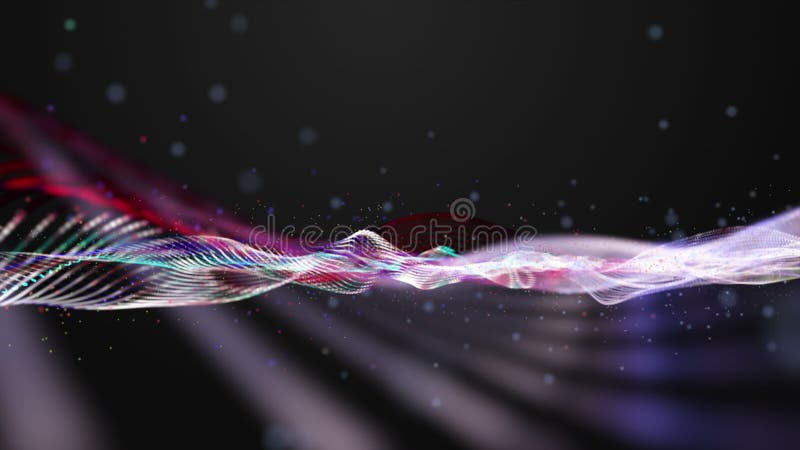Fantastic Animation with Particle Wave Object in Slow Motion, 4096x2304 ... Fantastic Animation with Particle Wave Object in Slow Motion, 4096x2304 ...