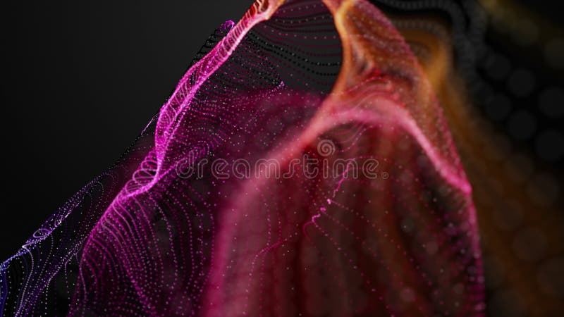 Fantastic Animation with Particle Wave Object in Slow Motion, 4096x2304 ... Fantastic Animation with Particle Wave Object in Slow Motion, 4096x2304 ...