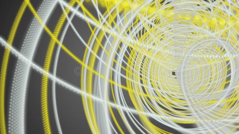 Fantastic Animation with Stripe Object in Motion, Loop HD 1080p Stock ...