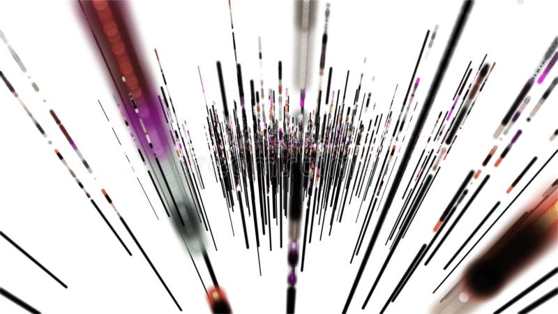 Fantastic Animation with Stripe Objects in Slow Motion, 4096x2304 Loop ...