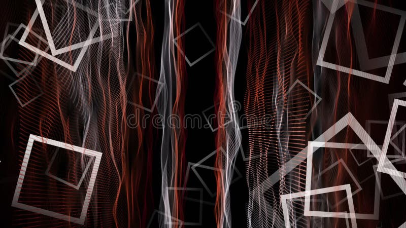 Fantastic Animation with Wave Object and Light in Motion, Loop HD 1080p ...