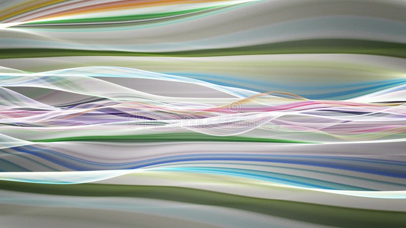 Fantastic Animation with Wave Object in Motion, Loop HD 1080p Stock ...