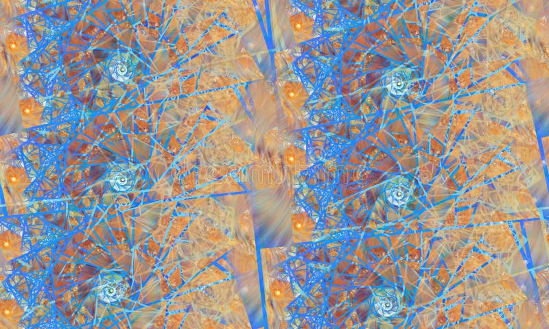 Fantastic Background with a Magic Pattern Stock Illustration ...